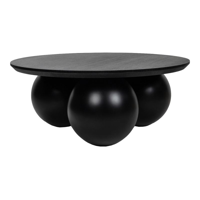 Midle table, metal, black, 80x80xH45 cm | Megatek