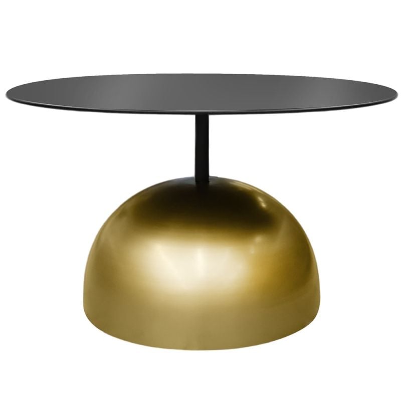 Midle table, metal, black/gold | Megatek