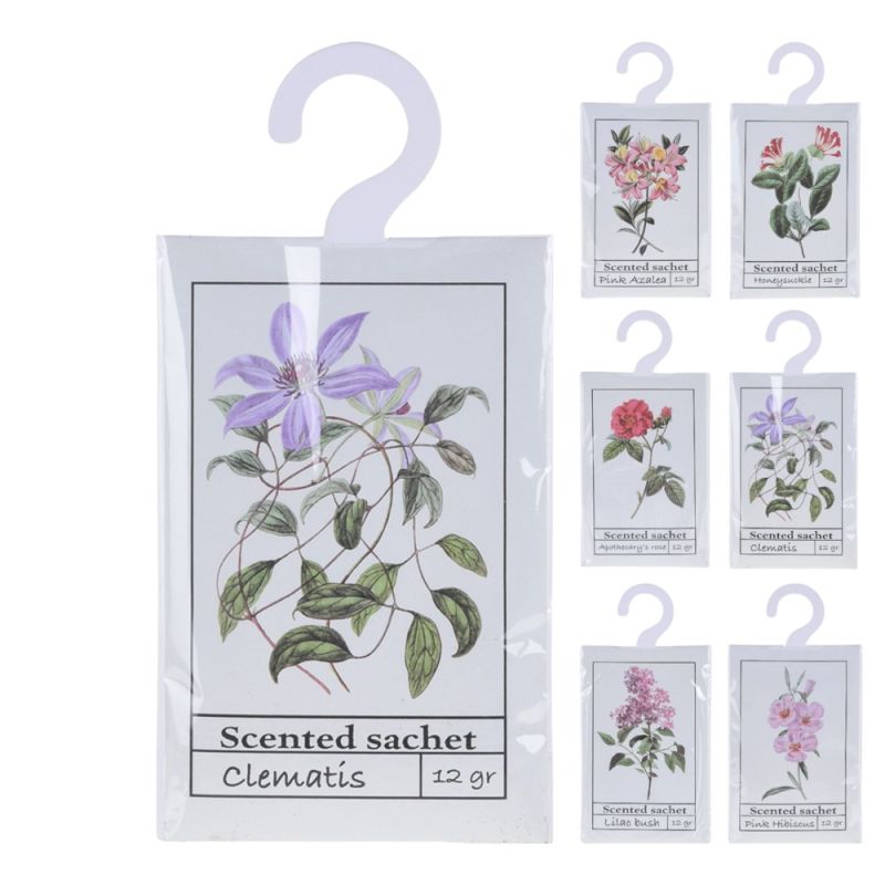 Wardrobe aroma bags, paper, assorted, 11.5x16 cm | Megatek