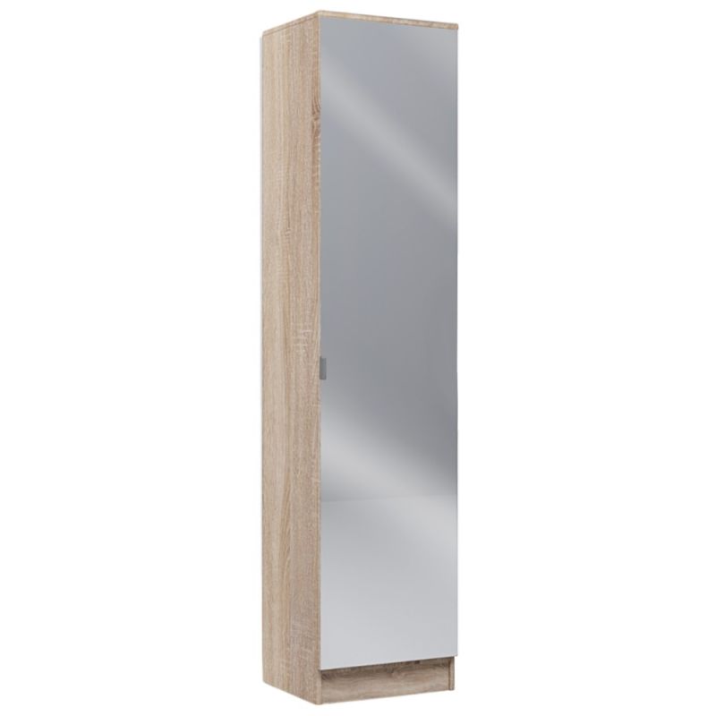 Shoe cabinet, melamine, with 6 shelves, sonoma, 45x33xH192 c