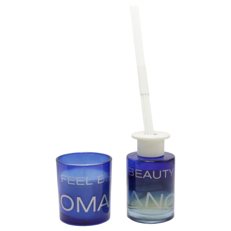 Air freshener, glass/oil/polyster, mix, 7×8 cm,100 ml | Mega