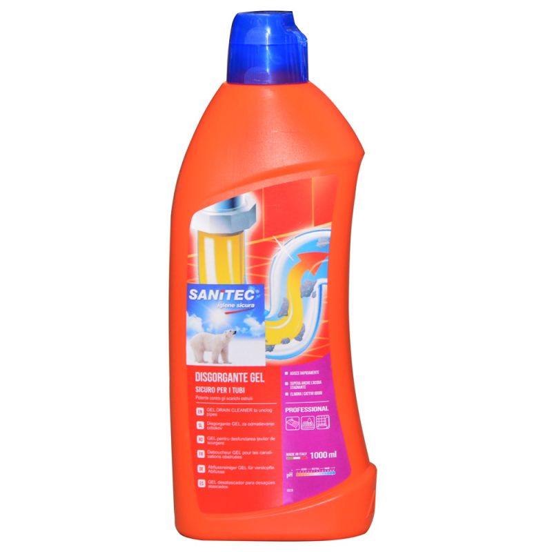 Sink unblocker, Sanitec , 1 lt, yellow, 1 piece | Megatek