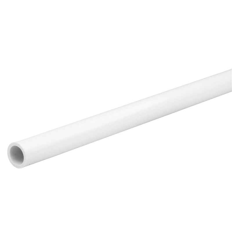 The white 1m PVC pipe 12x1.5mm | Megatek