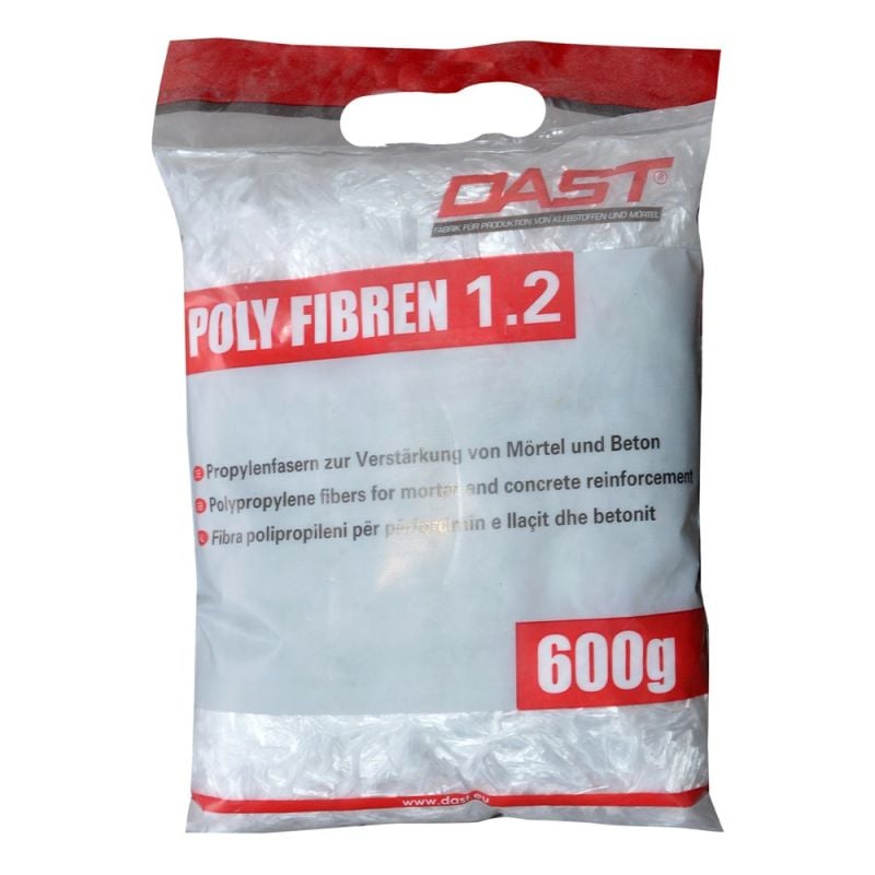 Polyfiber 0.6, 1.2, 1.8, mono-filament polypropylene fibers