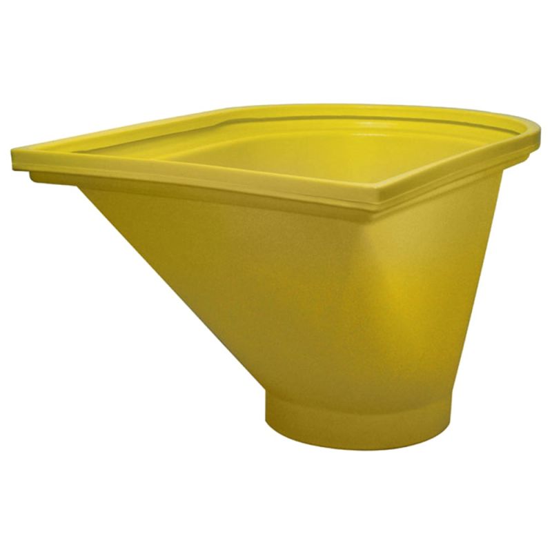 Discharging bucket gorge inertia, plastic, yellow | Megatek