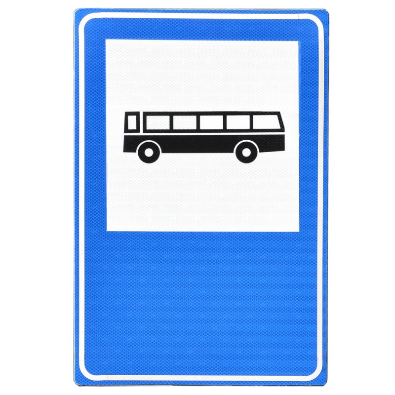 Road signs, for places reserved for buses with the designati