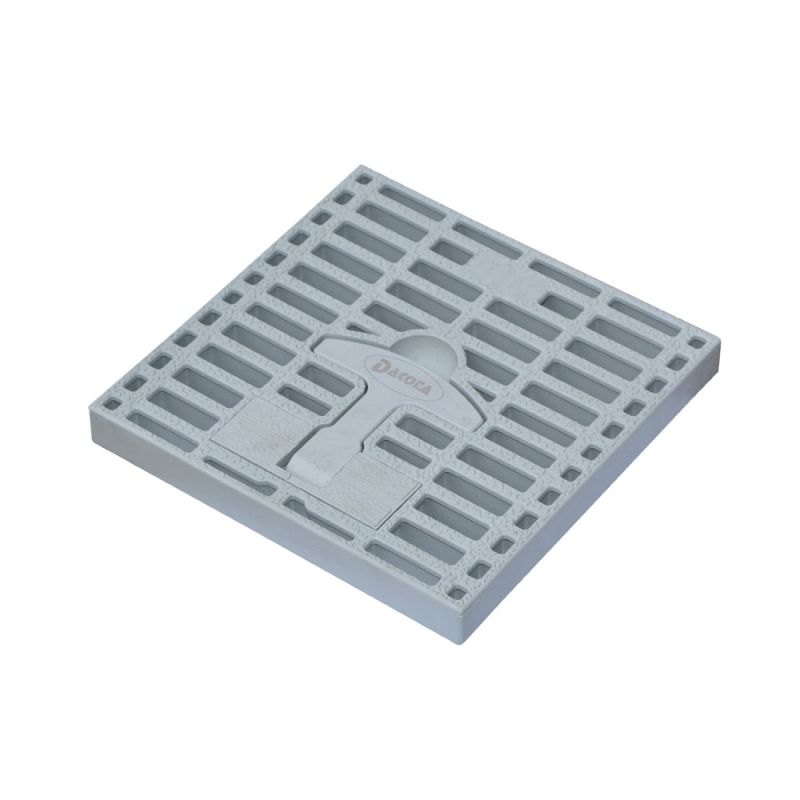 Handle catchpit grating, Dakota, polypropylene, 2.7x20x20 cm