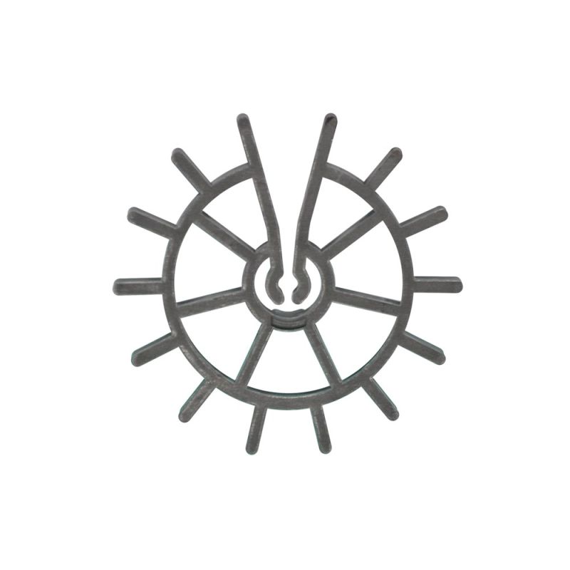 Concrete circular spacer, Dakota, plastic, 20x4x8 mm, gray