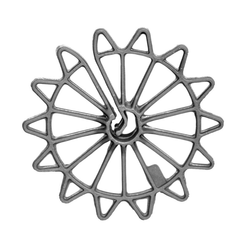 Concrete circular spacer, , Dakota, plastic, 40x4x12 mm, gra