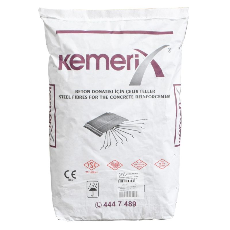 Fibër çeliku, KMX 60, thes/15 kg, për aplikime strukturore p