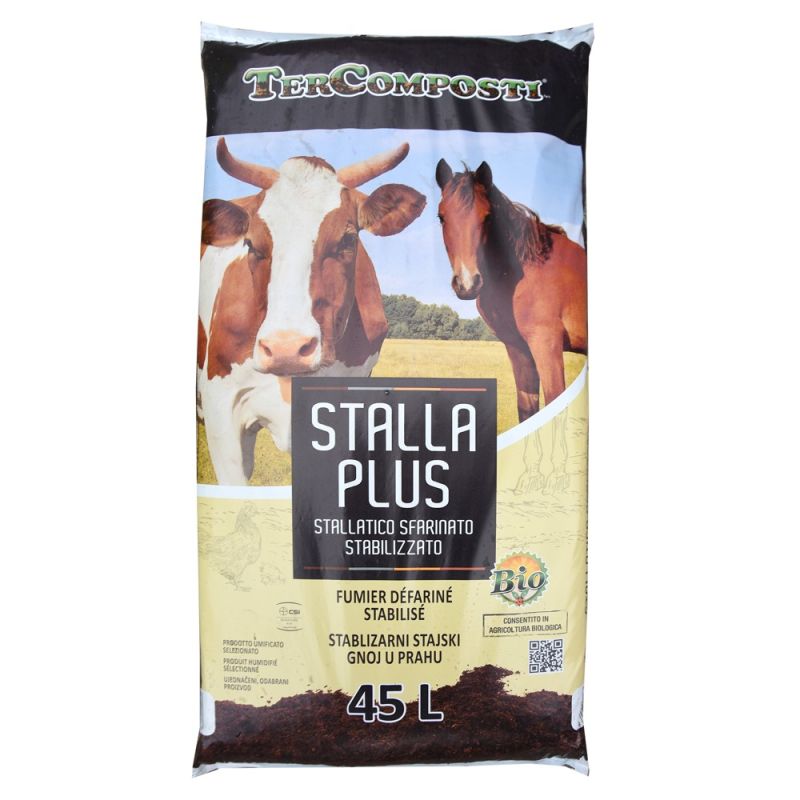 Soil with organic manure, TerComposti, thes/45 l, obtained e