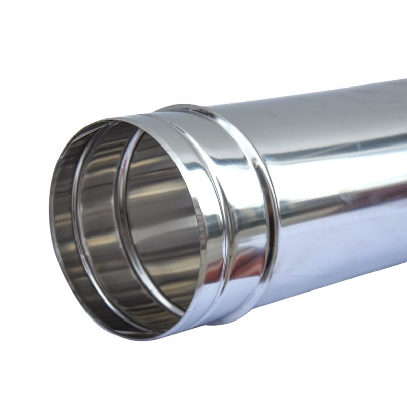 Flat tube, stainless 304, Ø250 mm, length 1000 mm | Megatek