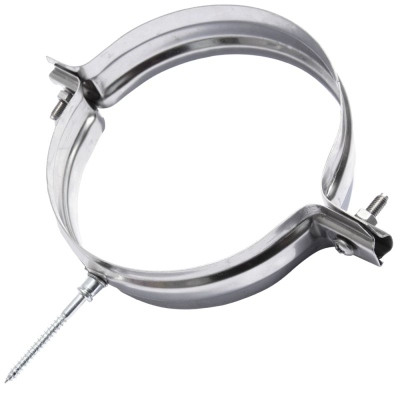 Pipe clamp, stainless, Ø300 mm | Megatek