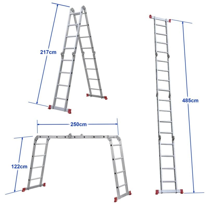 Shkalle alumini multifunksionale 4x4 hapje | Megatek
