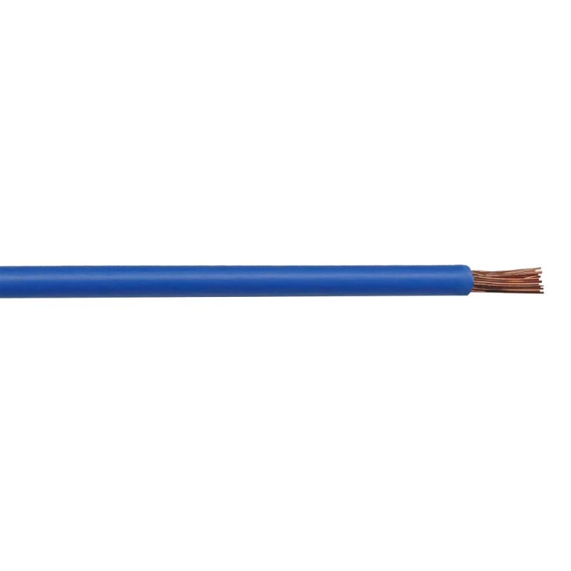 Electrical wire 1x10mm², Blue color N07V-K, Fire resistant