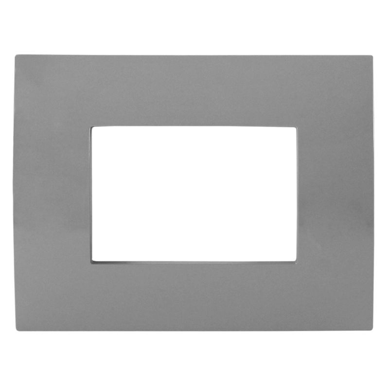 ABB cover frame, 3 module, stone color | Megatek