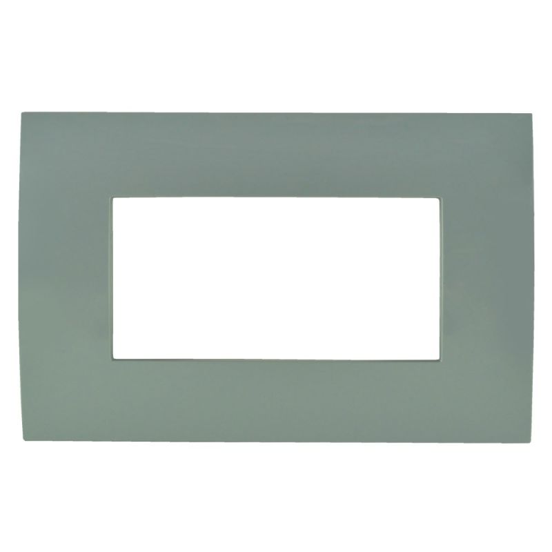ABB cover frame, 4 module, stone color | Megatek