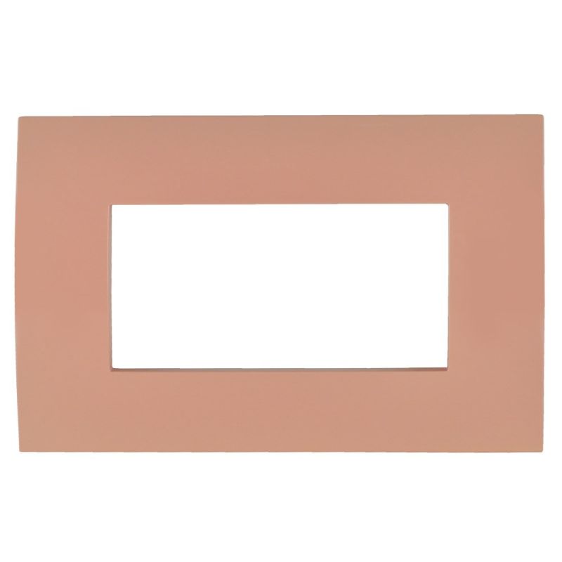 ABB cover frame, 4 module, orange color | Megatek