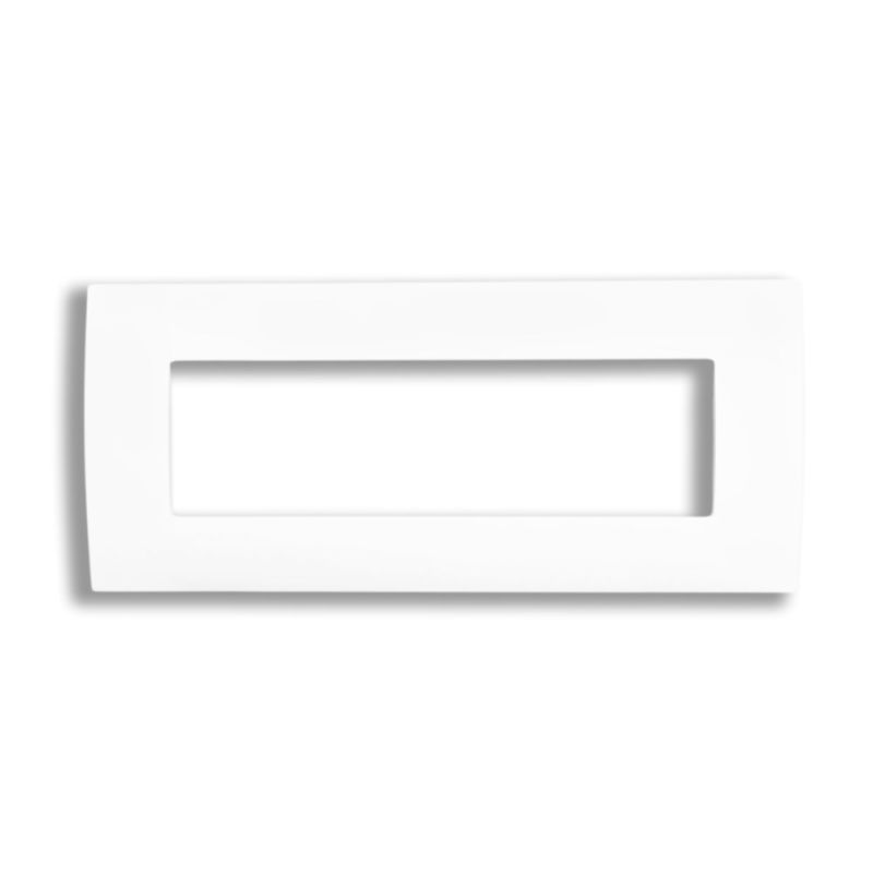 ABB cover frame, 7 module, white color | Megatek