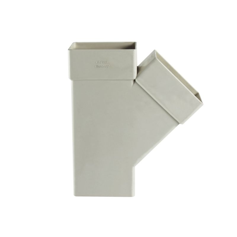 Branch, PVC, 100x60mm, white | Megatek