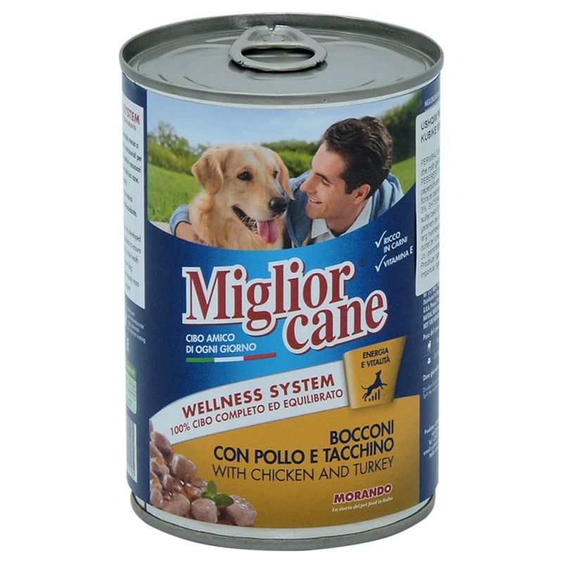 Dog food, Miglior Cane, 405gr, with chicken and turkey | Meg