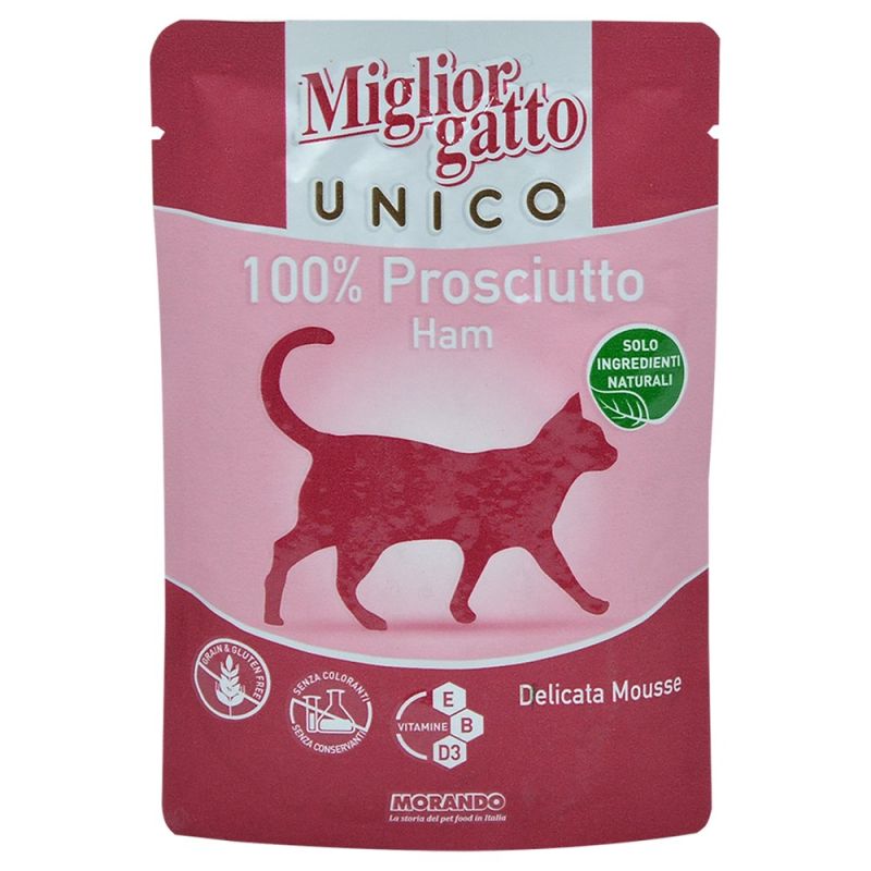 Cat food, Miglior Gatto, 85gr, with bacon | Megatek