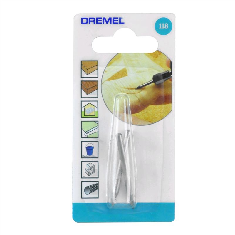 Bit, Dremel, 3.2 mm, conical, for wood-plastic-glass and sof