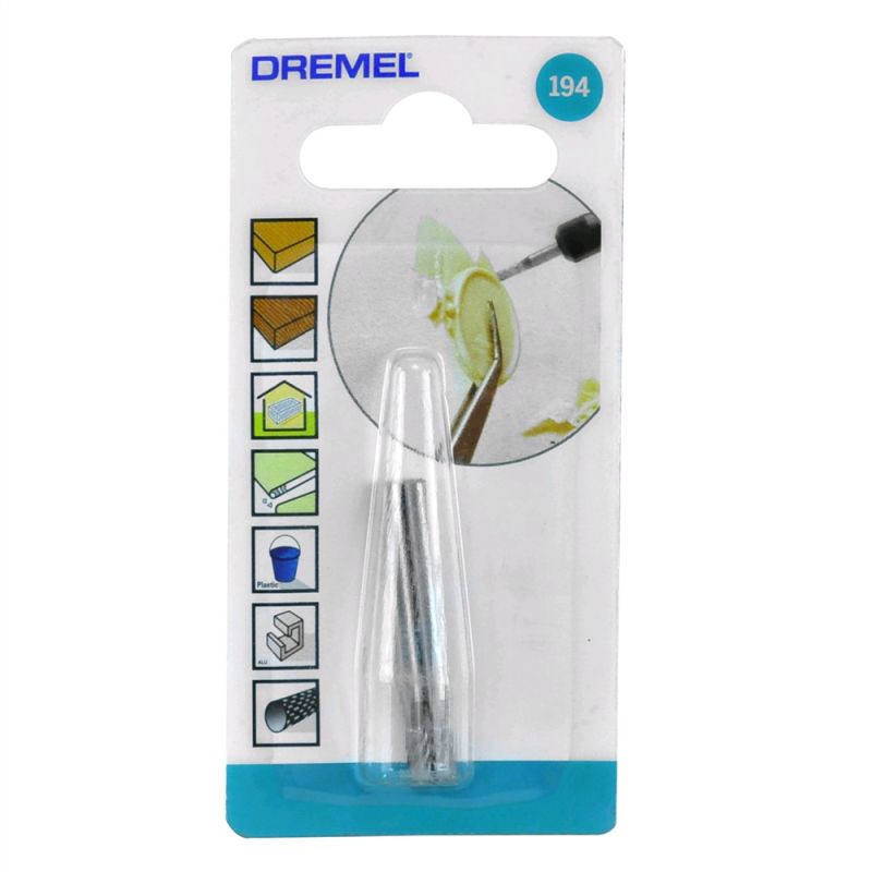 Bit, Dremel, 3.2 mm cylindrical for wood, plastic, glass and