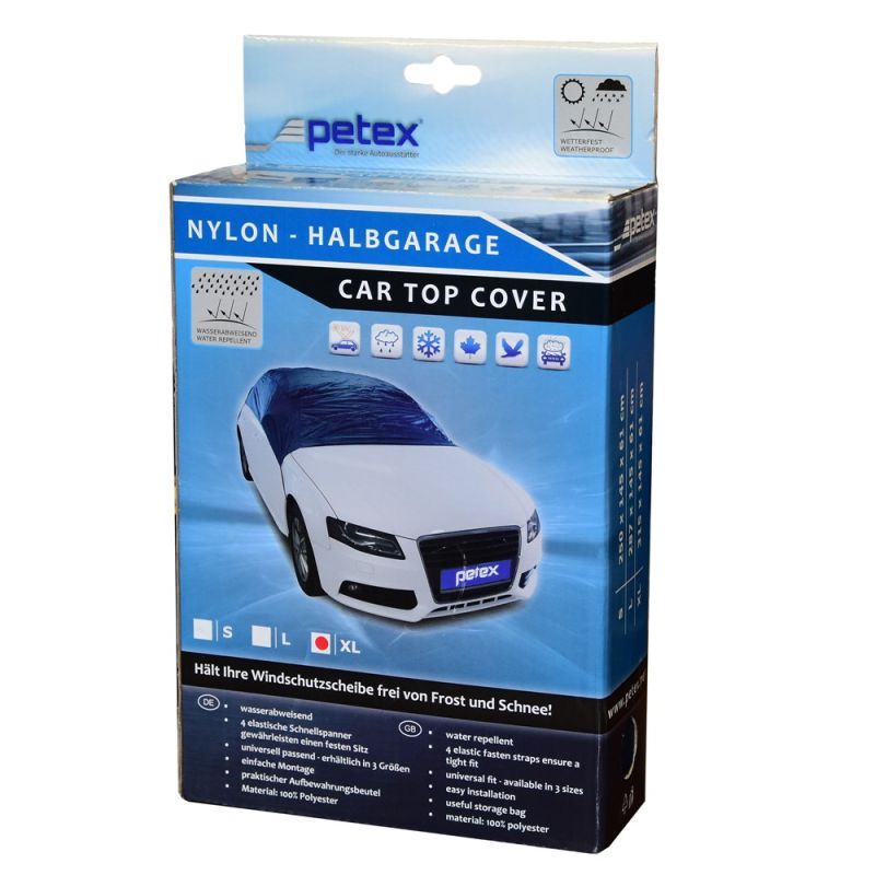 Car cover, PETEX, Half, Size: XL (315 x 145 x 61 cm) | Megat