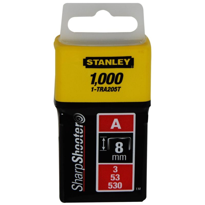 Upholstery clips, Stanley, steel, 8 mm, 1000 pieces | Megate