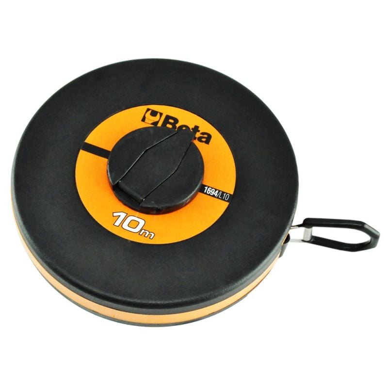 Metër shirit profesional, Beta, 1694/L10, 10 m x 13 mm, rezi