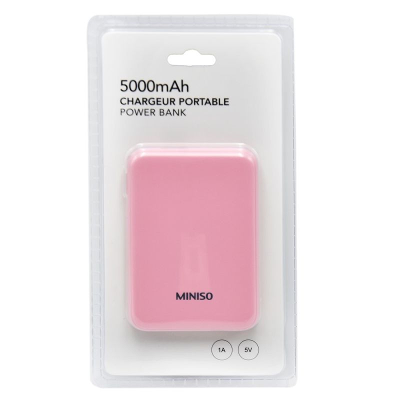 External battery, Miniso, 5000 mAh, mixed color | Megatek