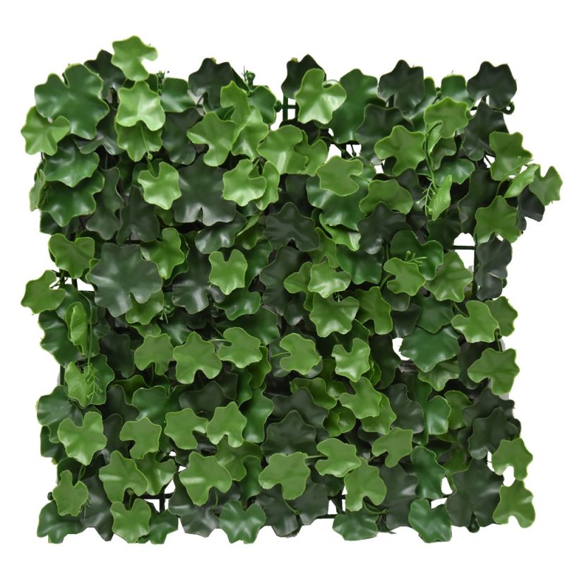 Gardh rrethues me gjethe artificiale, 1880 gr/m2, 50x50 cm,