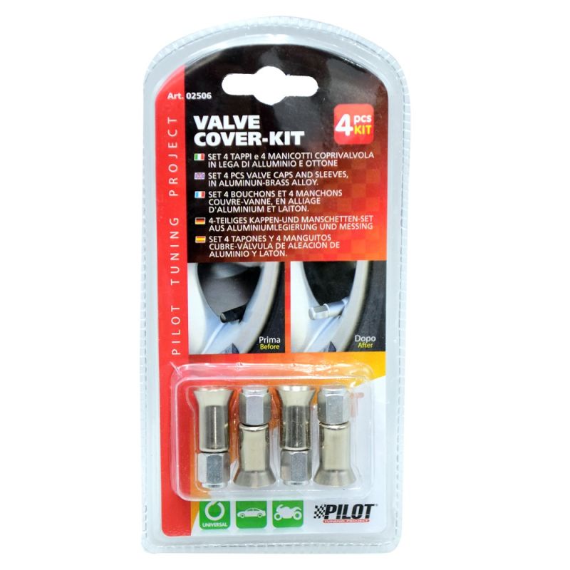 Car wheel valve cover, with long neck | Megatek