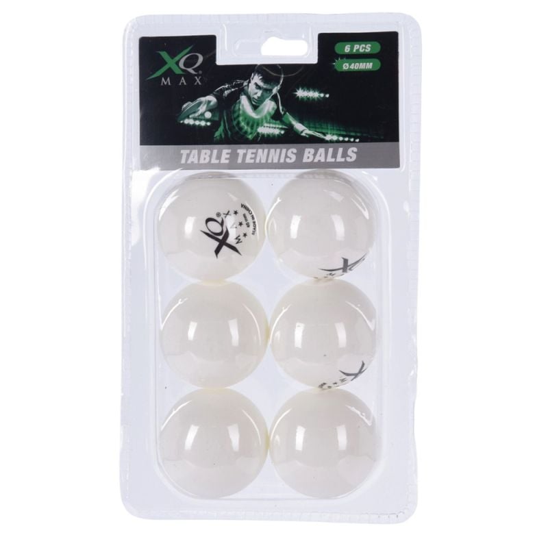 Set with ping pong balls, XQ Max, 6 pieces | Megatek