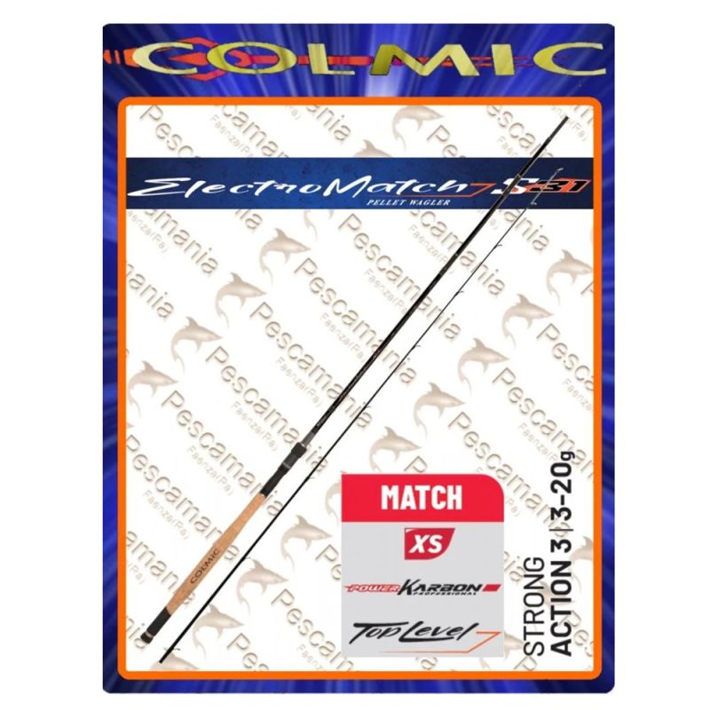 Fishing rod, Colmic, Electo Match, S31, 3 m, 3-20g, carbon,