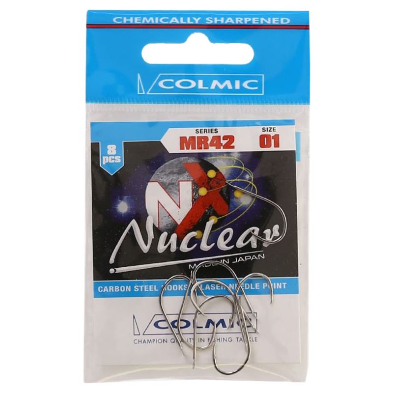 Fishing hooks, Colmic, MR42, N. 01, 8 pieces | Megatek