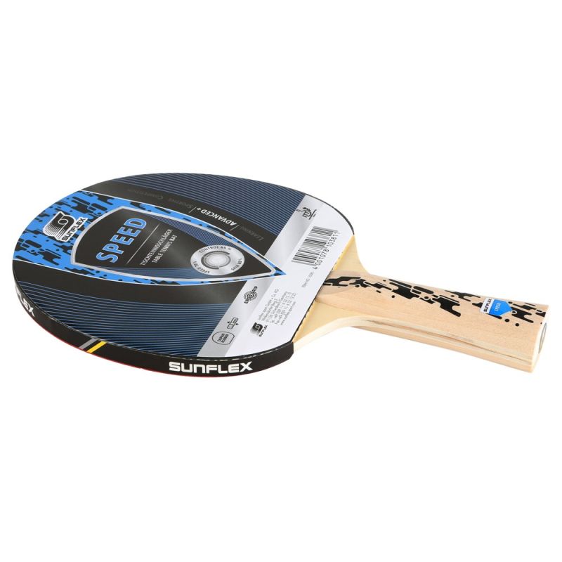 Table tennis racket, Sunflex Speed, Taipan Ergo Grip, 155 g,