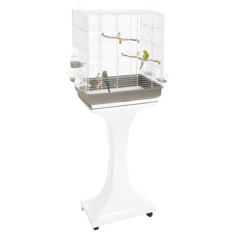 Bird cage, Imac, Camilla, cage H50 x 30 x 57 cm, support 129