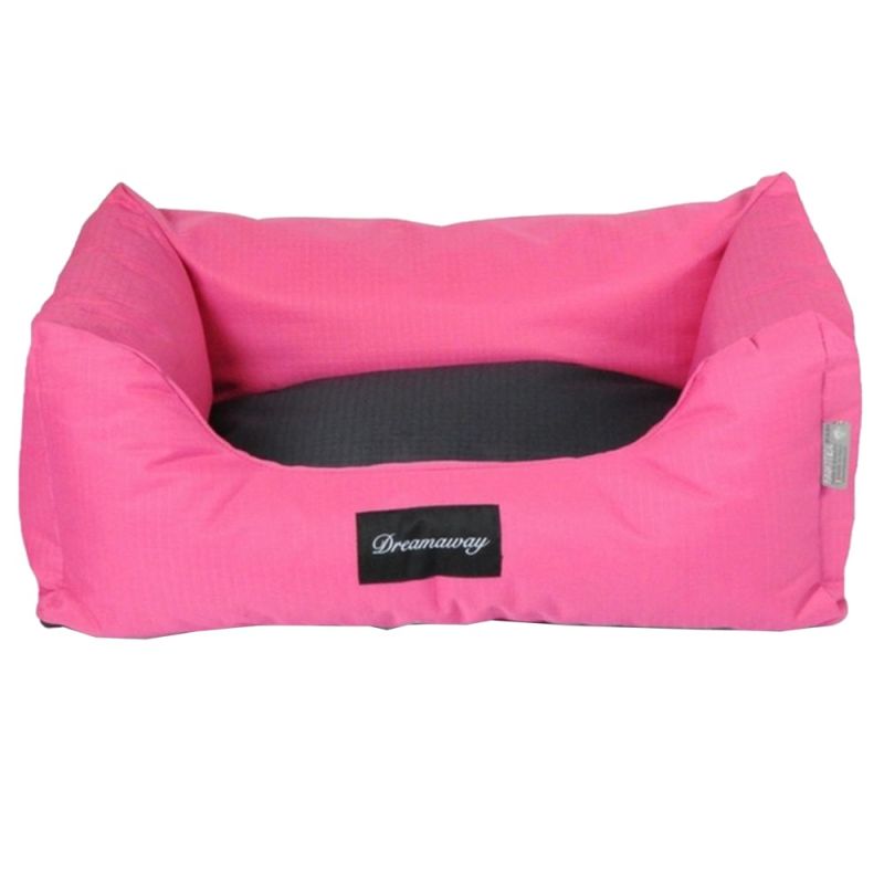 Bed for animals, Fabotex, Boston, 80 x 62 x 22 cm, pink colo