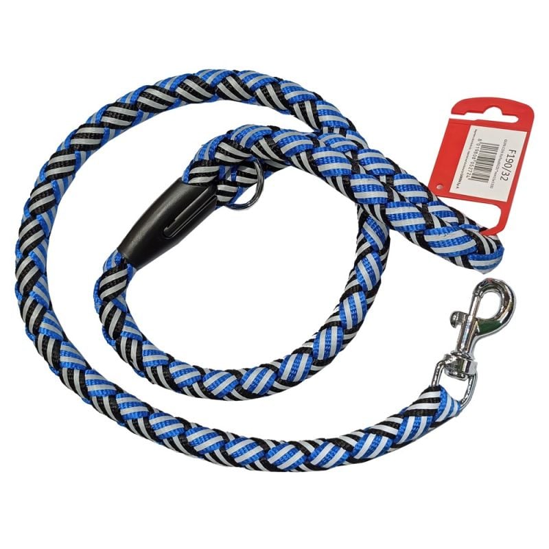 Braided dog rope, Camon, 15 x 1000 mm, blue color | Megatek