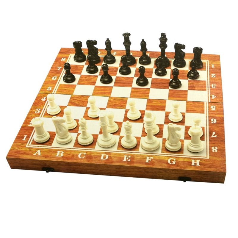 Tabelë shahu profesionale, 48x48 cm, material druri | Megate