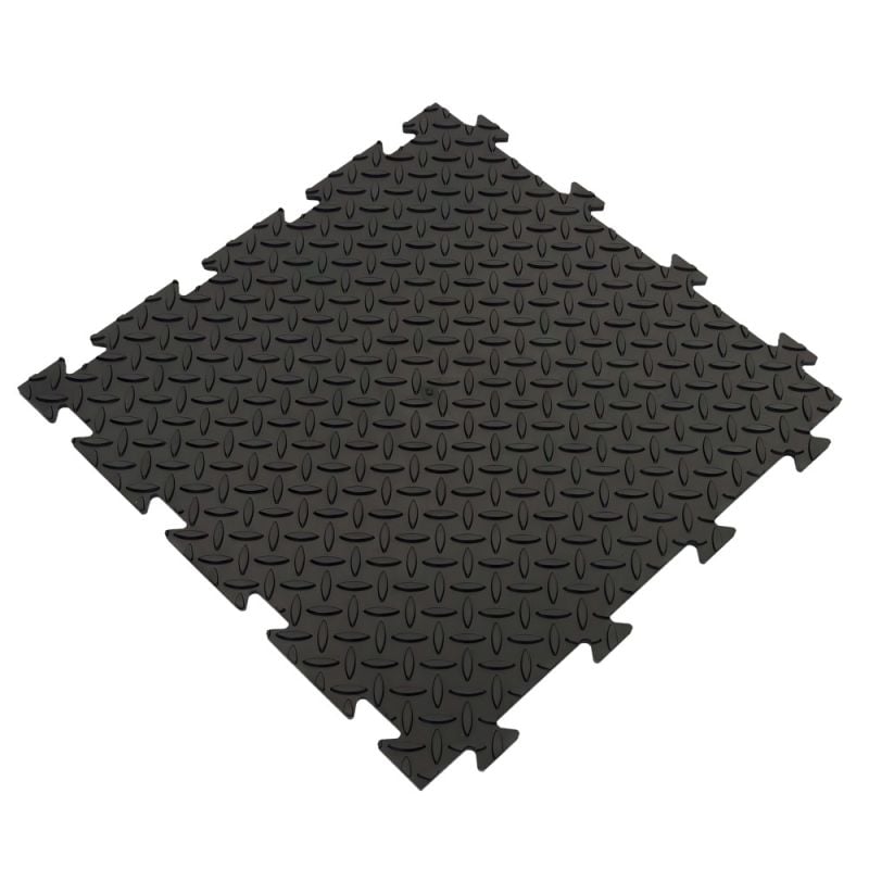 Plastic mat for workplace and gym, Artplast, 50 x 50 x 1 cm,