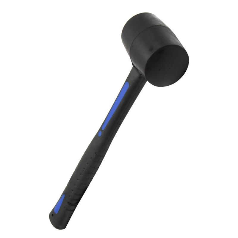 Rubber mallet, Labor, 300 g, fiber glass tail | Megatek