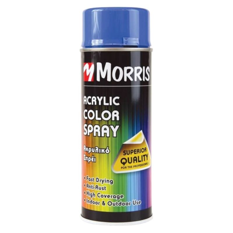 Color Spray, High Gloss Light Blue, Morris 400Ml - Ral 5012