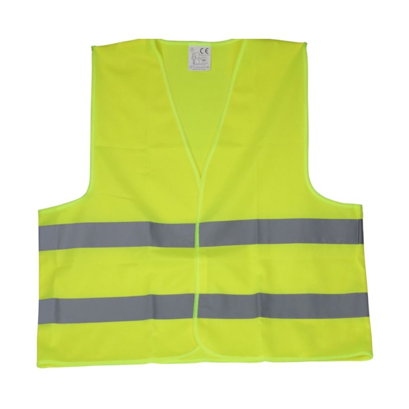 Safety vest, Shell, XL, yellow, polyester | Megatek