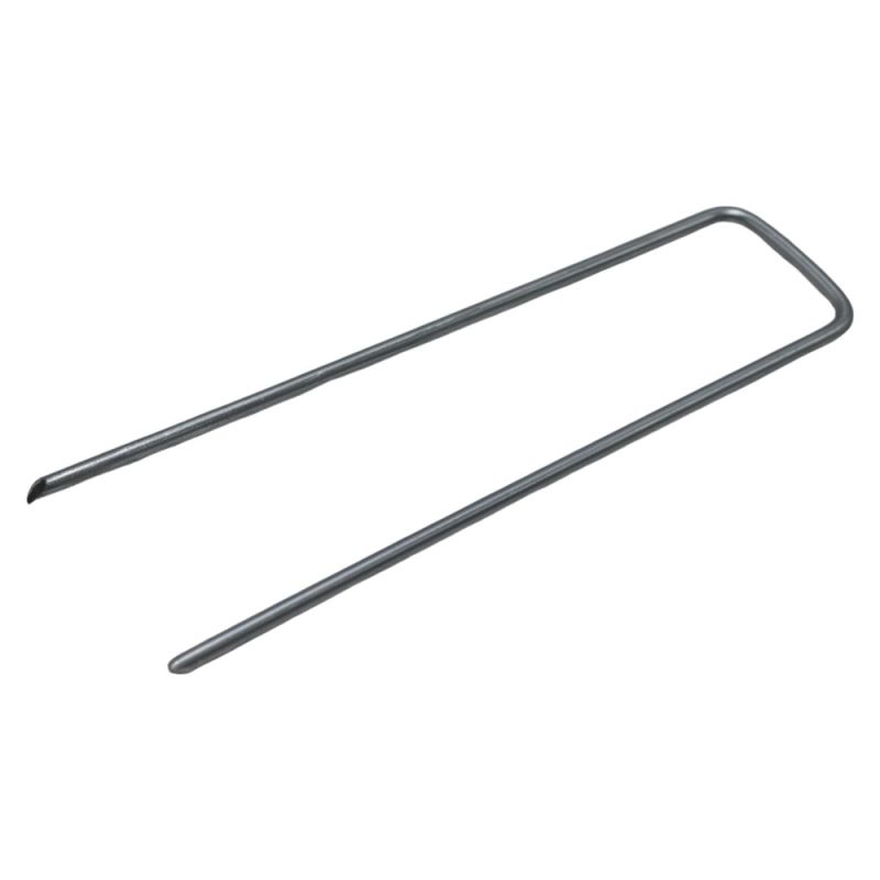U-shaped fixing for nets, 130x30mm, galvanized steel materia
