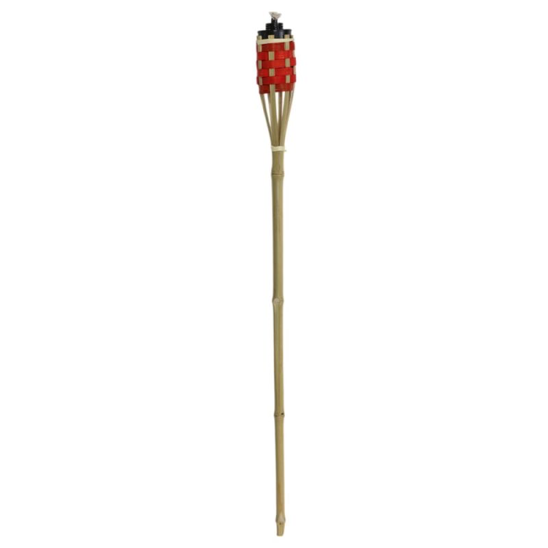 Bamboo torch, natural, Giardino Verde, H90 cm | Megatek