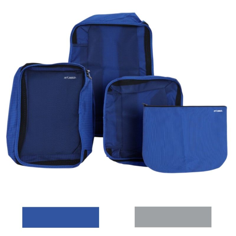 Travel accessory set, ProWorld, polyester, 4 pieces, mixed c