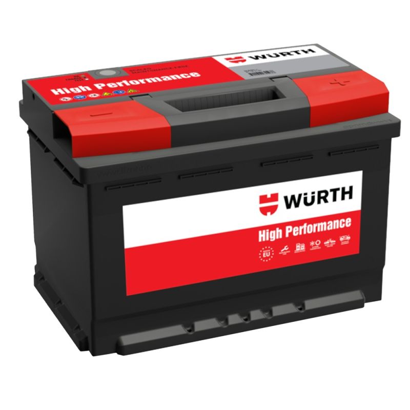 Car battery, Wurth, High Performance, 100 Ah, 840 A, 12 V